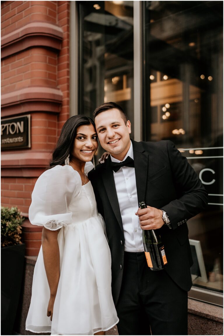 Rooftop Engagement Photos Cleveland - amandacelisphoto.com